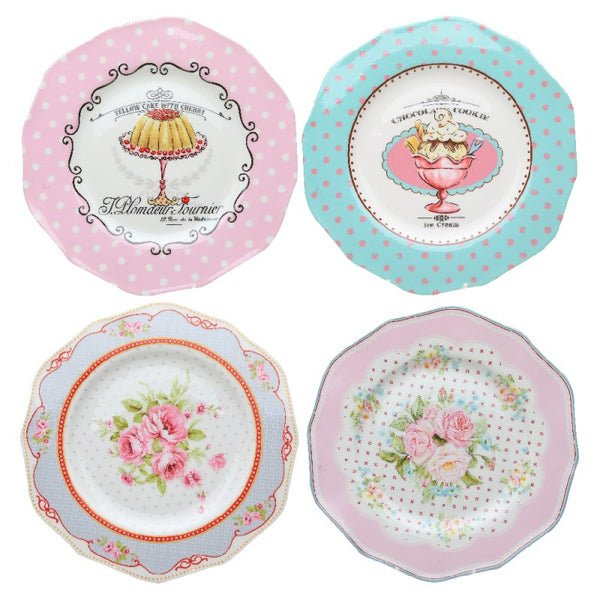 tea party plates set