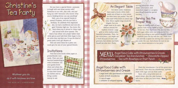 Let’s Have A Tea Party Book - Special Celebrations for Little Girls.