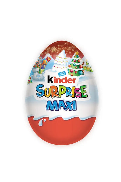 Kinder Surprise Maxi Huge Egg For Christmas 100g