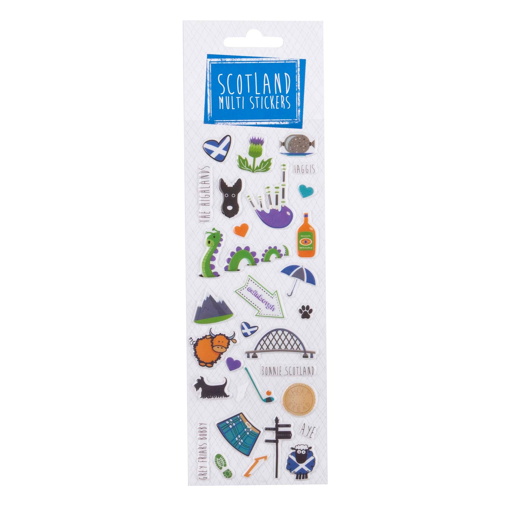 Eurostick - Bonnie Scotland Multi Sticker Set