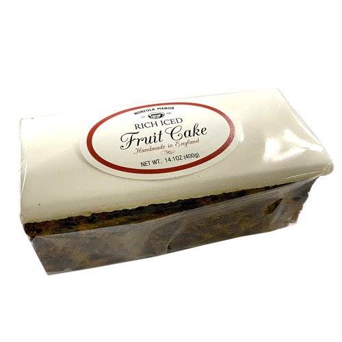 Norfolk Manor Rich Iced Slab Christmas Fruit Cake 400g