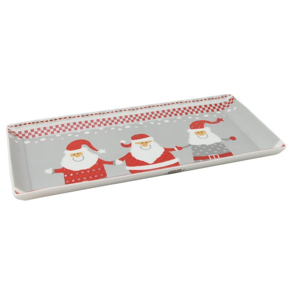 Santa Family 4 Piece Set Sandwich Trays