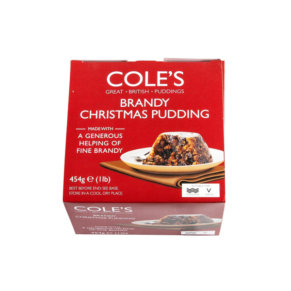 Cole's Luxury Brandy Christmas Pudding 454g | Goodwoods British Market