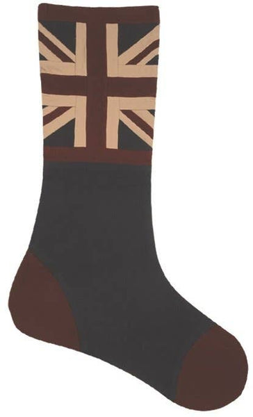Woven Magic - Union Jack Christmas Stocking (8" x 15" x 22")