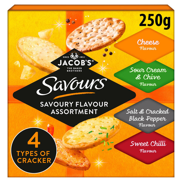 Jacobs Savours Assortment 250g 4 Different Flavours | Goodwoods British ...