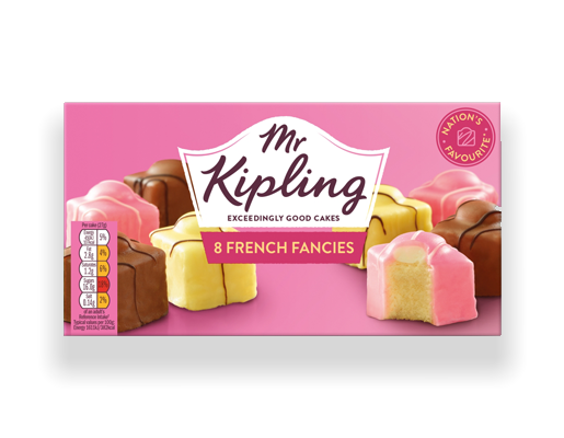Mr Kipling French Fancies (8 per box)
