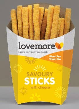 Lovemore Foods - Cheese Flavour Savoury Sticks