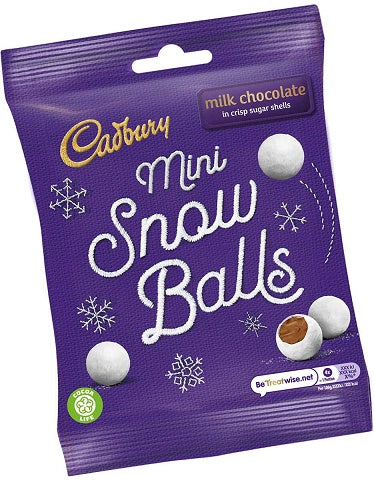 Cadbury Mini Snowballs Bag. 80g | Goodwoods British Market